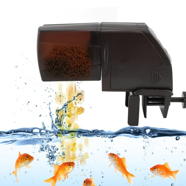 Fish Tank Automatic Feeder,Intelligent Electric LCD Automatic Electric ...