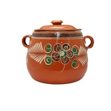 Authentic Mexican Barro Olla Clay Pot for Cooking, Boiling Beans ...