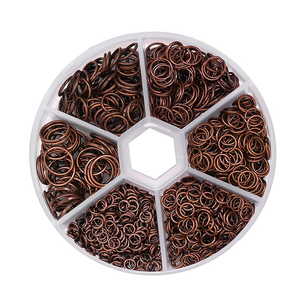 Open Jump Rings Set Jump Rings for Jewelry Making Connectors(4mm 5mm ...