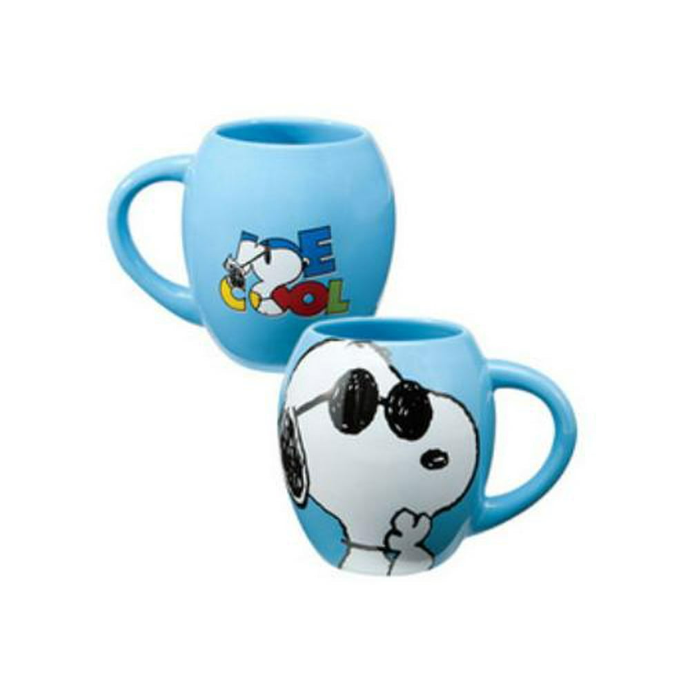 Peanuts Snoopy Blue Large Joe Cool Coffee Tea Mug - Walmart.com ...