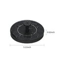 LAZIOEGR 6V 1W Solar Powered Floating Water Fountain Pump Kit with 4 ...