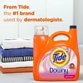 Tide Plus a Touch of Downy Liquid Laundry Detergent, April Fresh Scent ...