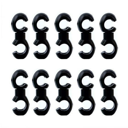 Awesitey 10 Pieces Brake Cable Clips Mountain Removable S-Type Rotating ...