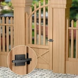 Double Side Gate Latch, Heavy Duty Swinging Door Latch Gate Hardware ...