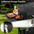 Seizeen Propane Gas Grill, 3 Burners BBQ with Side Burner, 133950BTU ...