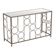 SAFAVIEH Namiko Modern Glam Console Table, Brass/Glass Top - Walmart.com