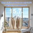 15.7Ft Retractable Clothesline Indoor Outdoor is Also an Anti-sag ...