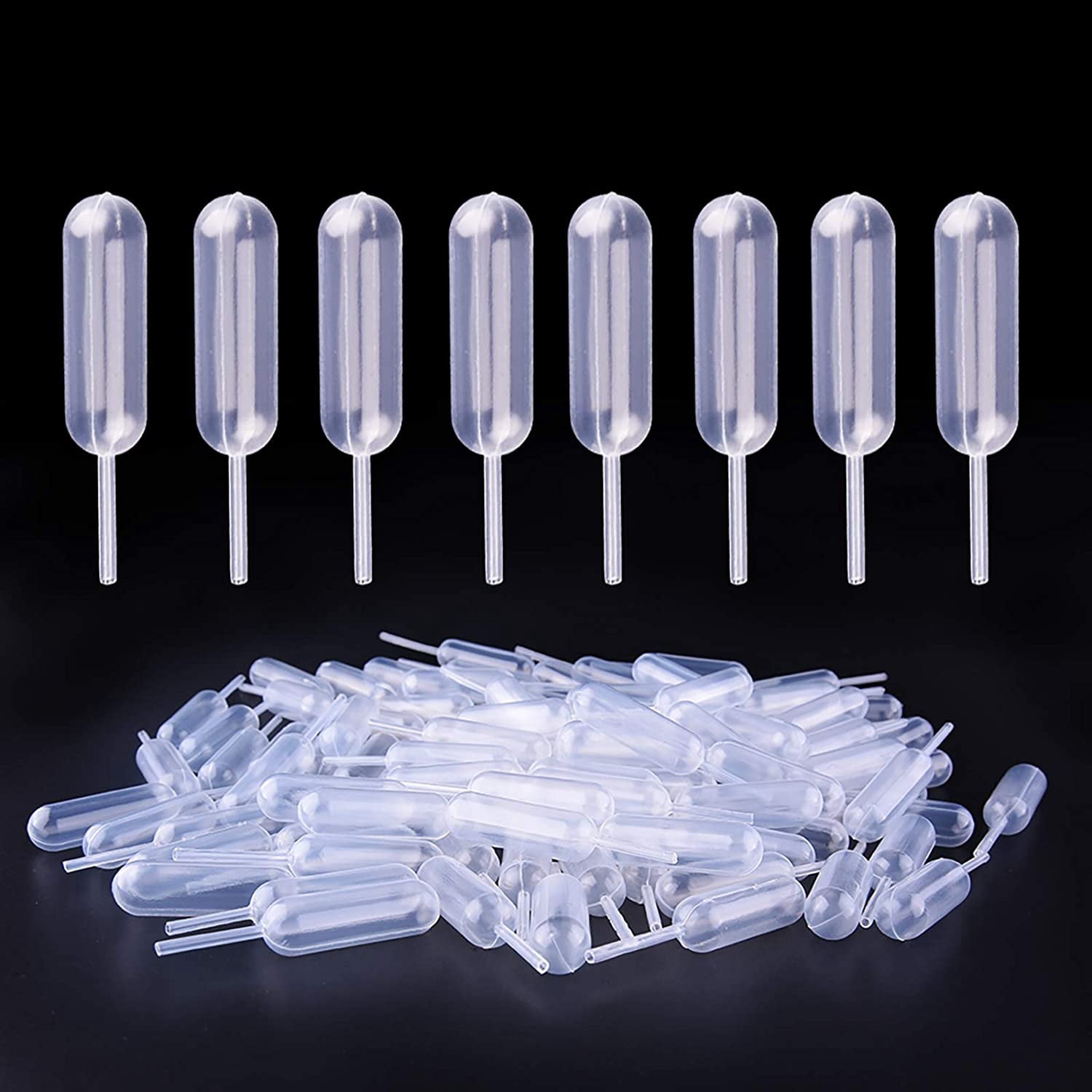 100 PCS 4ml Squeeze Transfer Strawberry Pipettes Disposable Pipettes ...