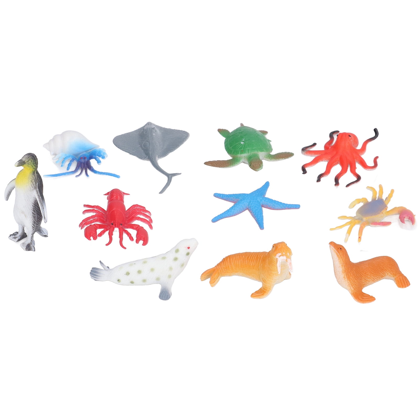 Juguete de animales del océano marino 24 piezas ANGGREK Juego de ...