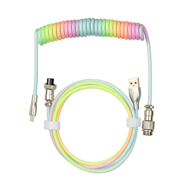 5.9ft Custom Coi Pilot Cable Type C to USB-A with Detachable Aviation ...