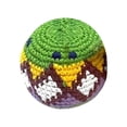 Chamoist 3Pcs Crocheted Kick Ball, Colorful Soft Woven Hacky Ball ...