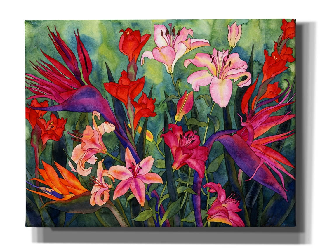Epic Graffiti 'Tropical Kiss' by Carissa Luminess, Canvas Wall Art, 34 ...