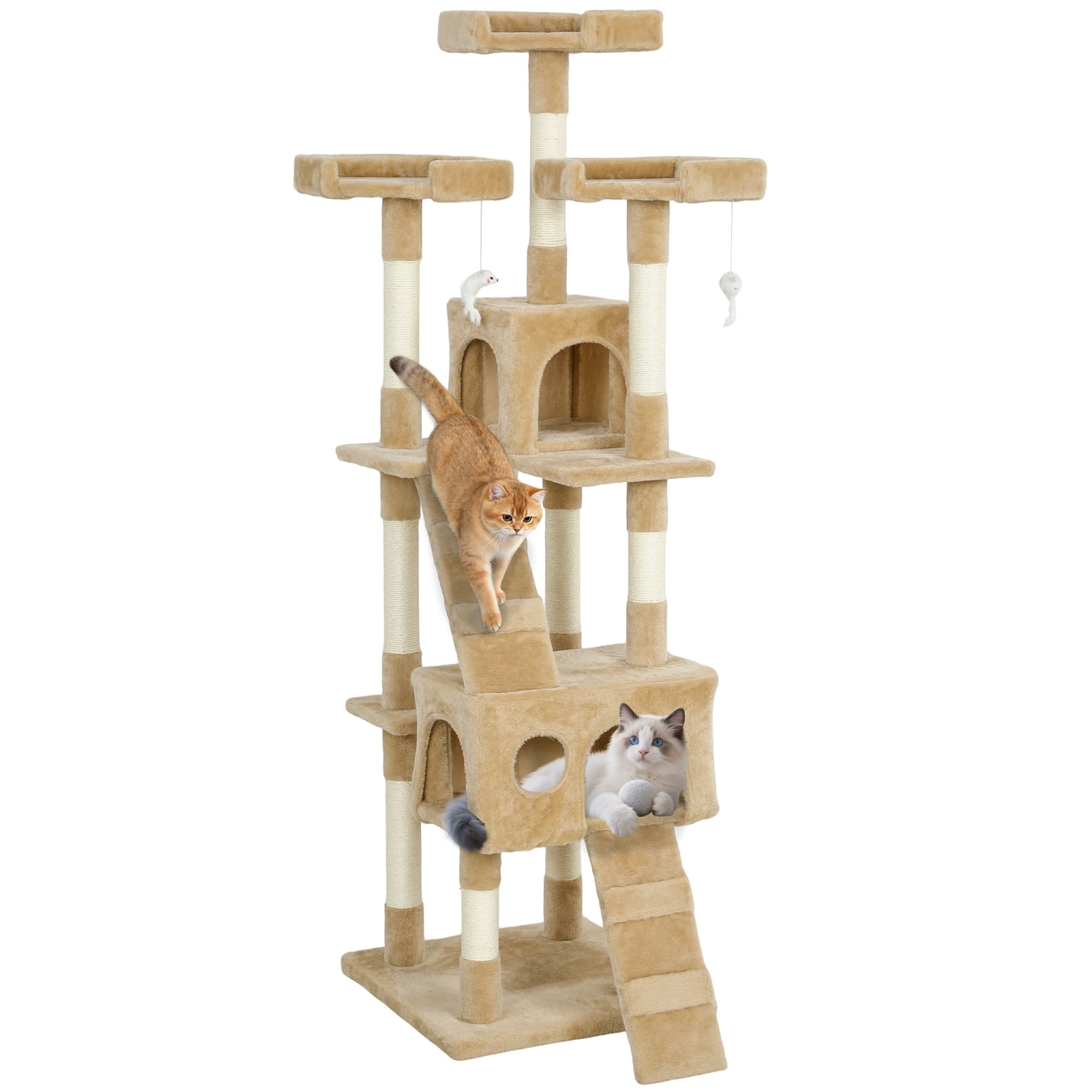 Click here for Pawhut 68 Inches Cat Tree  Multi-Level Large Cat T... prices