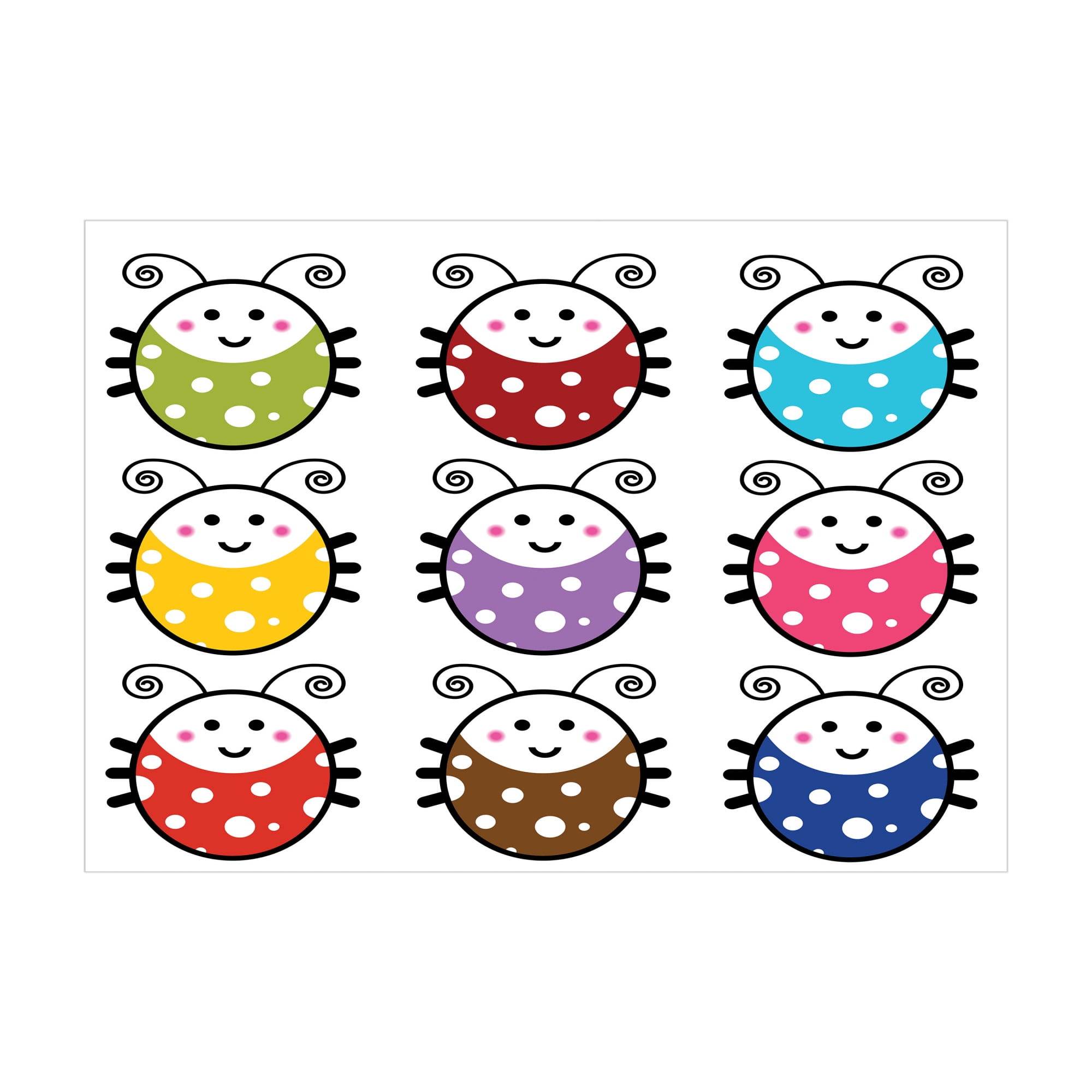 Ambesonne Ladybugs Jigsaw Puzzle, Smiling Ladybugs Set, Heirloom ...