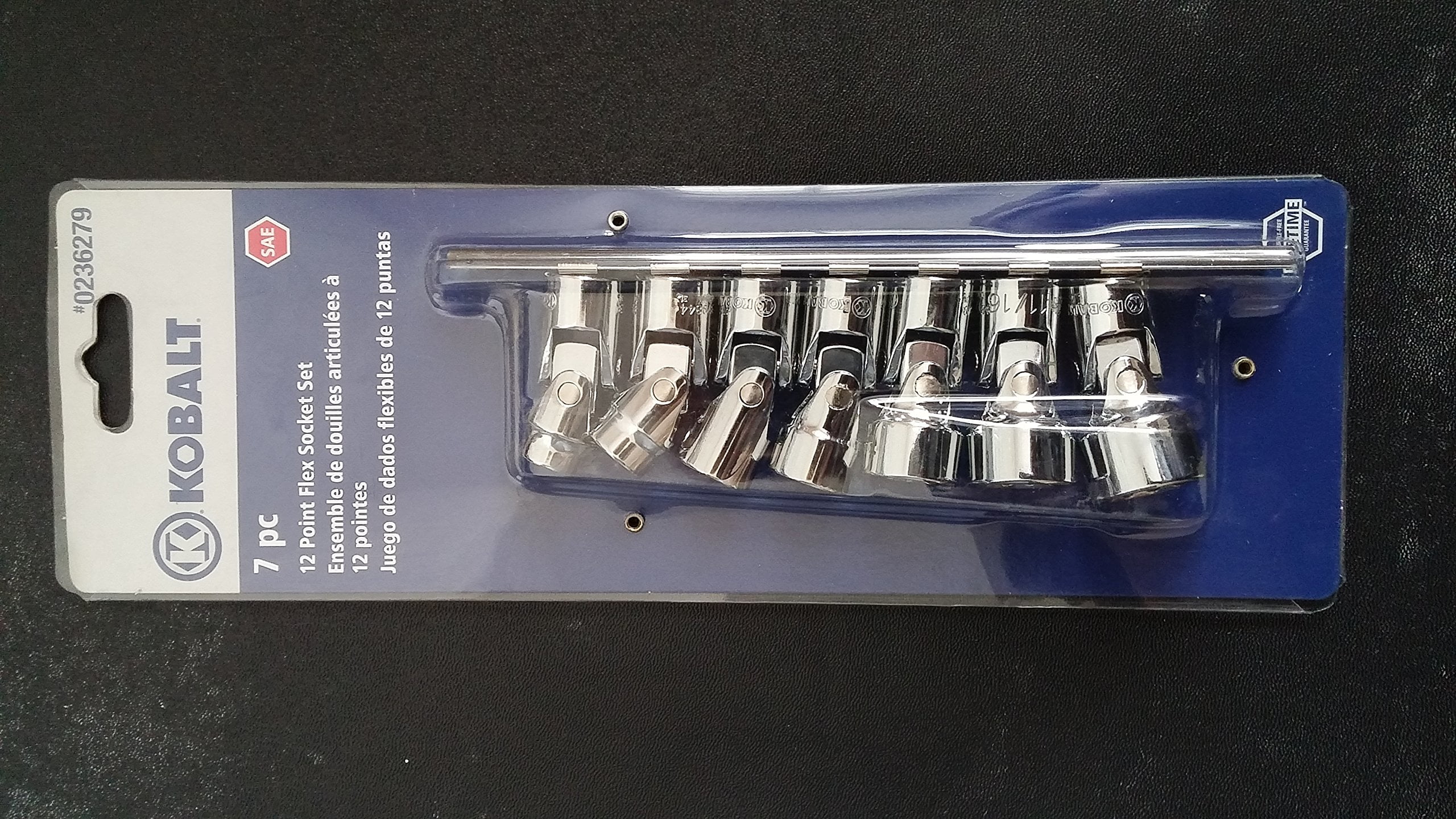 Kobalt 7-Piece Flex Socket Set – 0236279 – BrickSeek