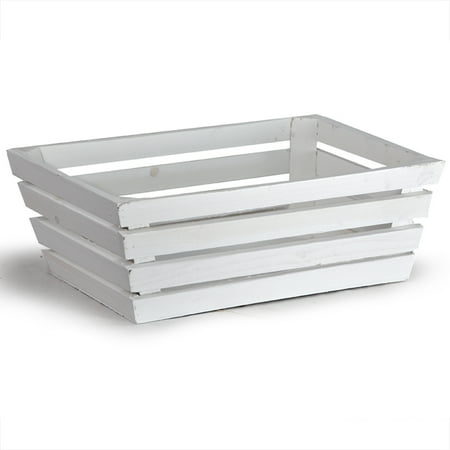 Rectangular Wood Utility Basket 12in - Walmart.com