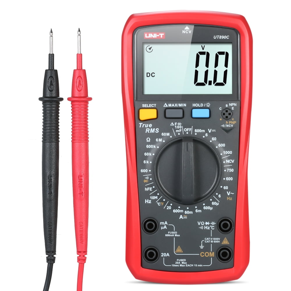 UNI T UT890C Digital Multimeter True RMS Handheld Mini Universal Meter UNI T UT890C Digital Multimeter True RMS Handheld Mini Universal Meter