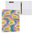3 Ring Binder 1.5 inch Round Rings with Interior Pockets Binders ...