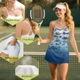 Psesaysky Tennis Dress with Built in Shorts Breathable Athletic Dress ...