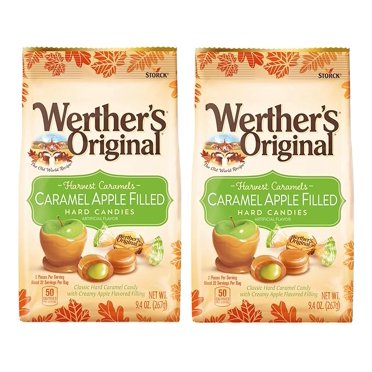 Storck Werther's Originals Harvest Caramels Caramel Apple Soft Caramel ...