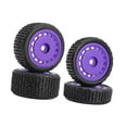 4 Pieces RC Car Tire Wheel Wheel Rims Hub Lightweight Nylon ...