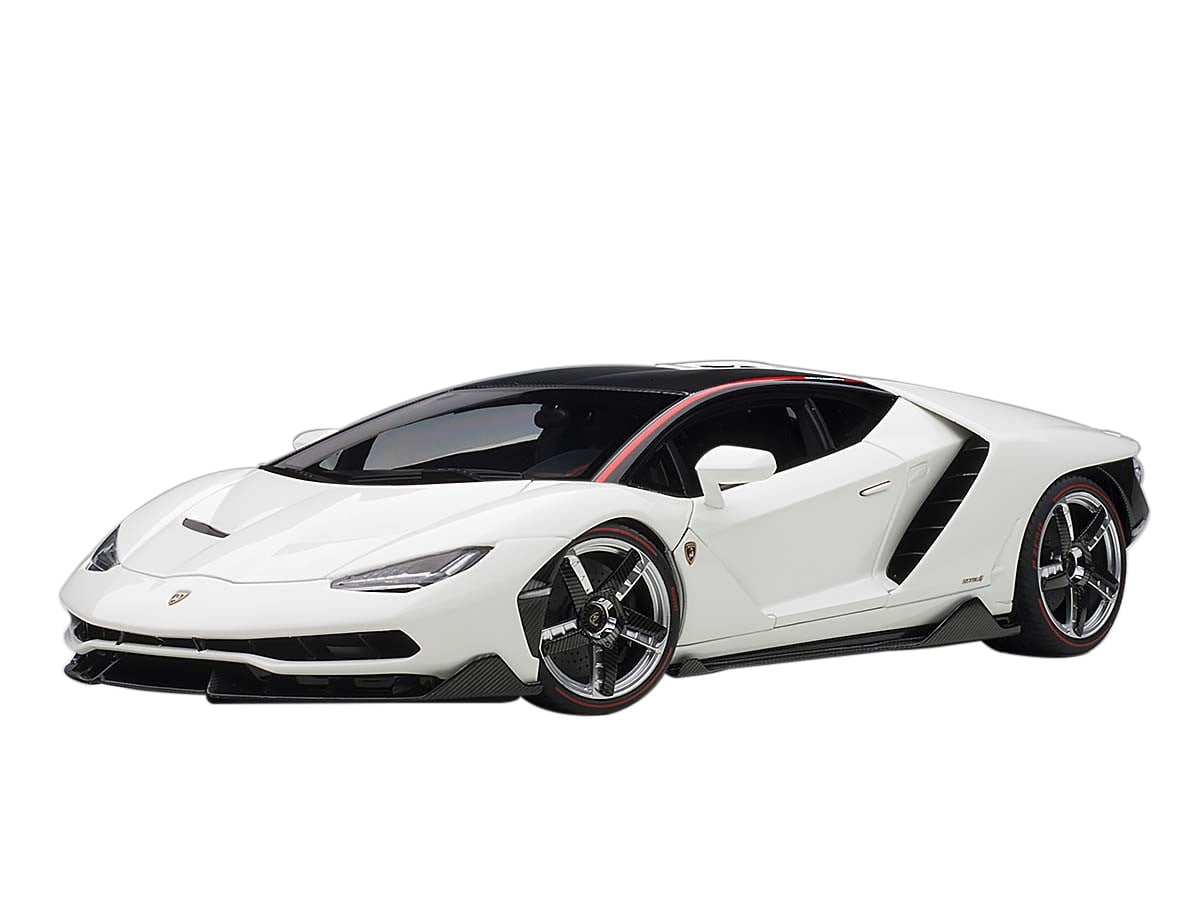 Lamborghini Centenario Bianci Isis / Solid White with Carbon Top 1/18 ...