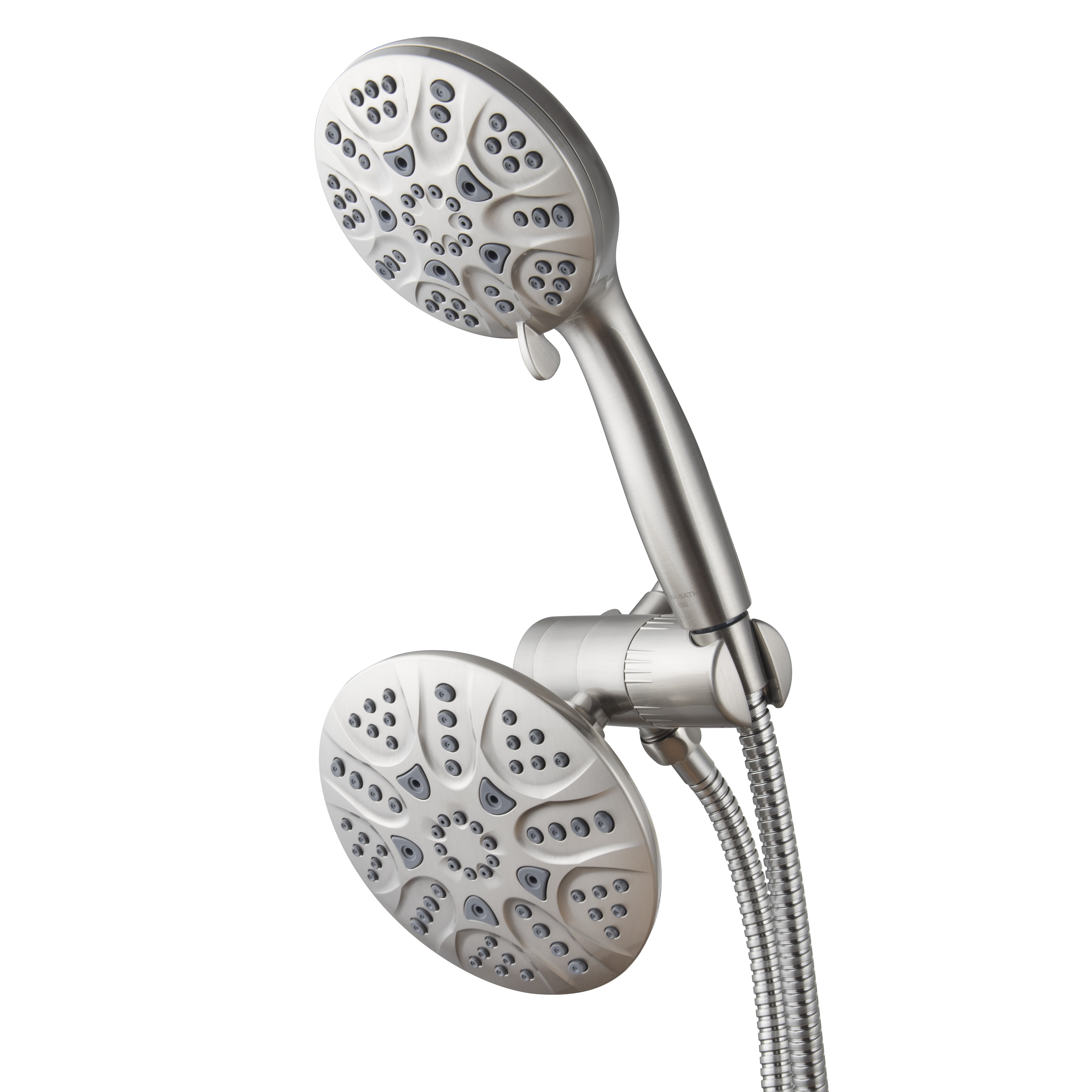 Ana Bath High Pressure Anti-Clog 6" 30-Setting Dual Shower Head with ...
