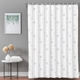 Bathroom Shower Curtain Pastoral Country Purple Flowers Waterproof ...