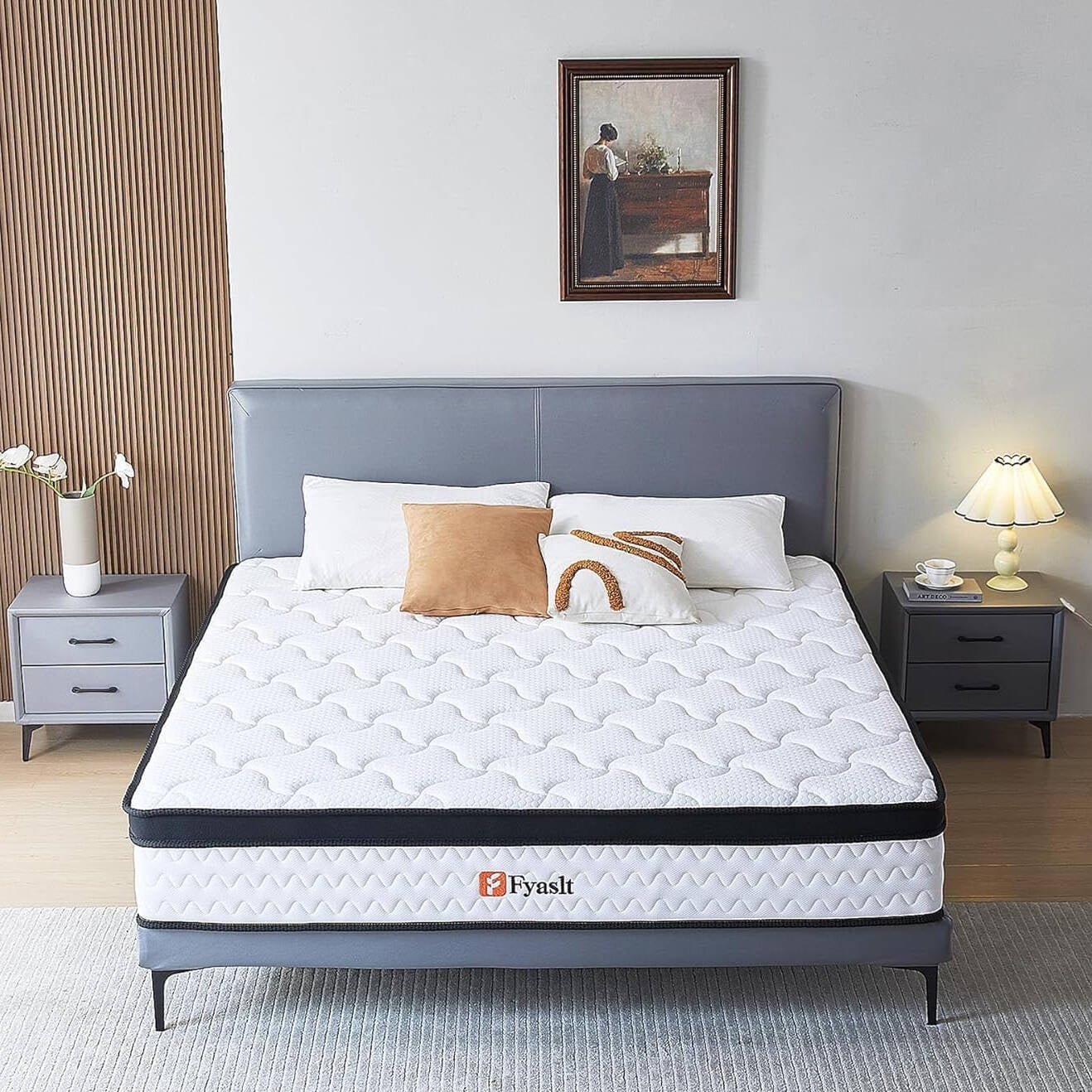 Click here for Fyaslt Full Size Mattress  12 Inch Memory Foam Hyb... prices