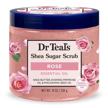 Dr Teal's Shea Sugar Body Scrub with Avocado Oil and Ceramides, 19 oz ...