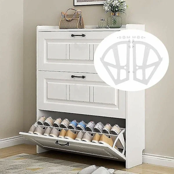 Click here for Jjnj Pair Of Shoe Shelves Home Hollow Double Shelf... prices