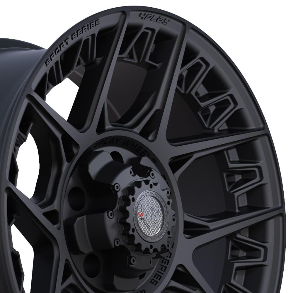 New 18 inch 4Play Wheel for Dodge-RAM-Jeep 4PS50 Satin Black Rim ...