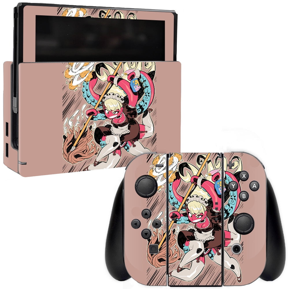 Skin Decal Wrap Compatible With Nintendo Switch Sticker Design Octomaid ...