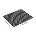 4 Packs Silicone Sink Mat Non Slip Drainage Dish Drying Rack Pad for ...