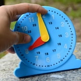 FRCOLOR Blue Plastic Kids Educational Alarm Clock for Playing and ...