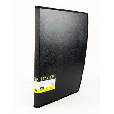 UniKeep Large Presentation Binder with Pages (11 x 17), Round Rings ...