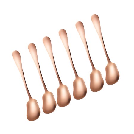 Justharion 6pcs Teaspoon Vintage Style Fork Shell Shape Travel Set ...