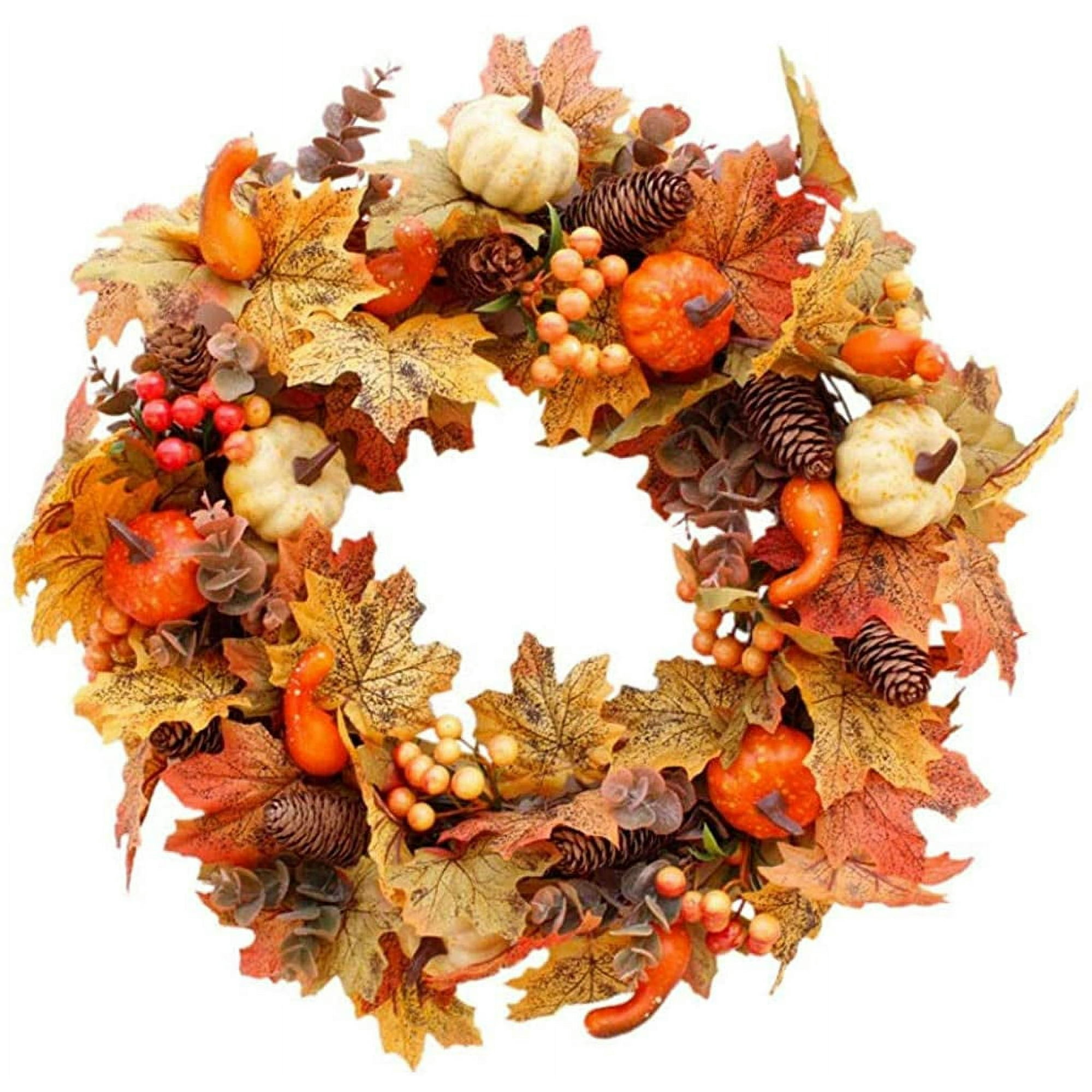 Click here for Tianing 1 Piece Autumn Wreath 50cm Wreath prices