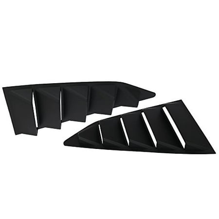 Window Louver Compatible With 2016-2021 Chevy Camaro, GT-Style ABS ...