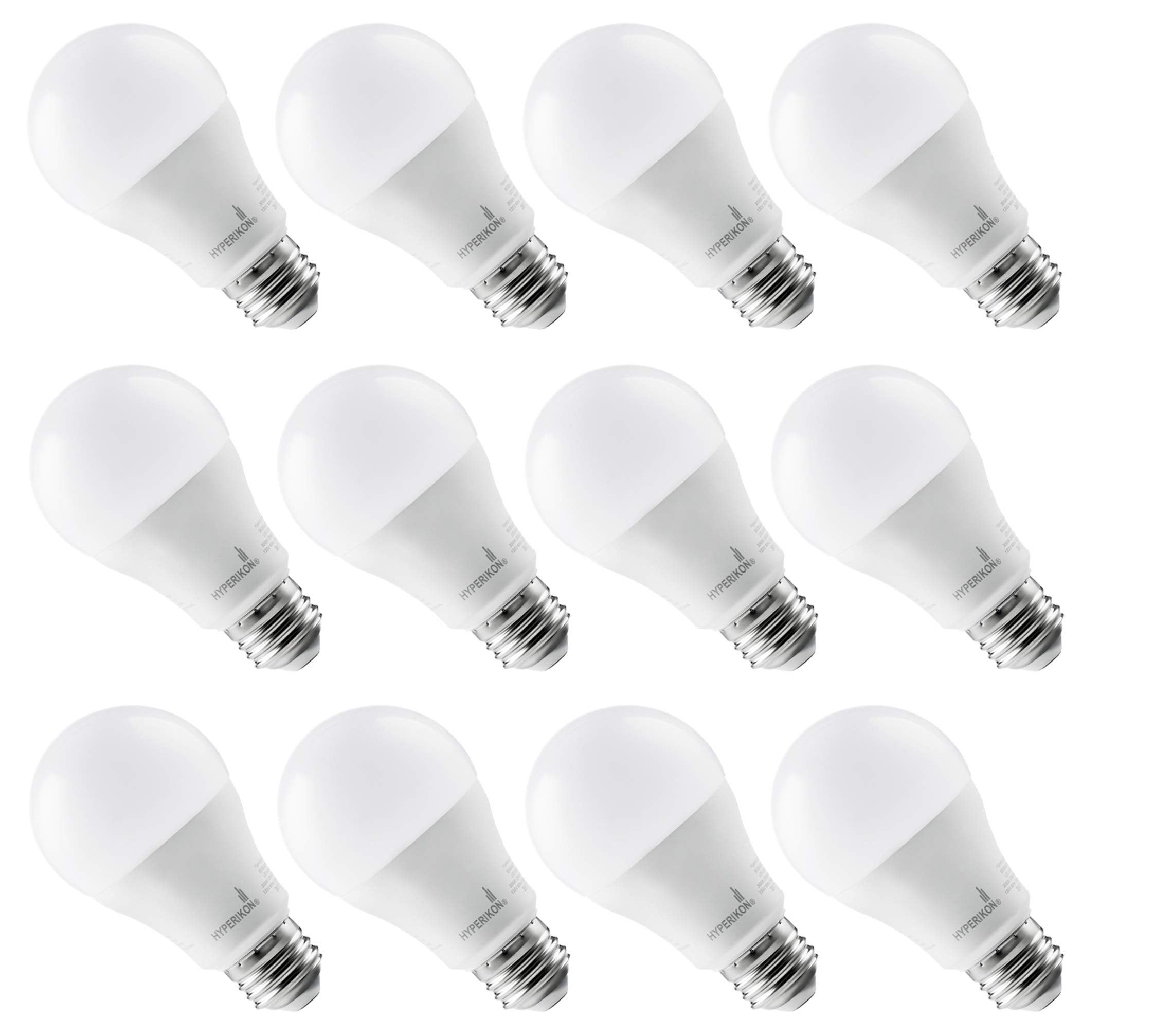 Hyperikon A19 LED Light Bulb, 14W (75 Watts Replacement), Flood ...