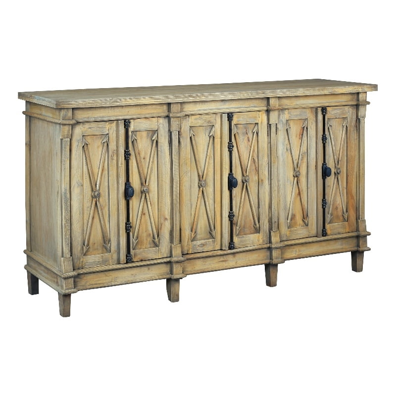 Sunset Trading Cottage Arrow Sideboard Driftwood Brown Solid Wood No ...