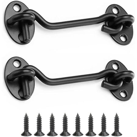 2 Pieces Cabin Hooks Door Latches Window Latches Storm Hooks Window ...