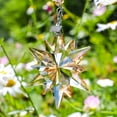 2D Crystal Snowflake Light Catcher - Transparent Color With 2025 Accent ...