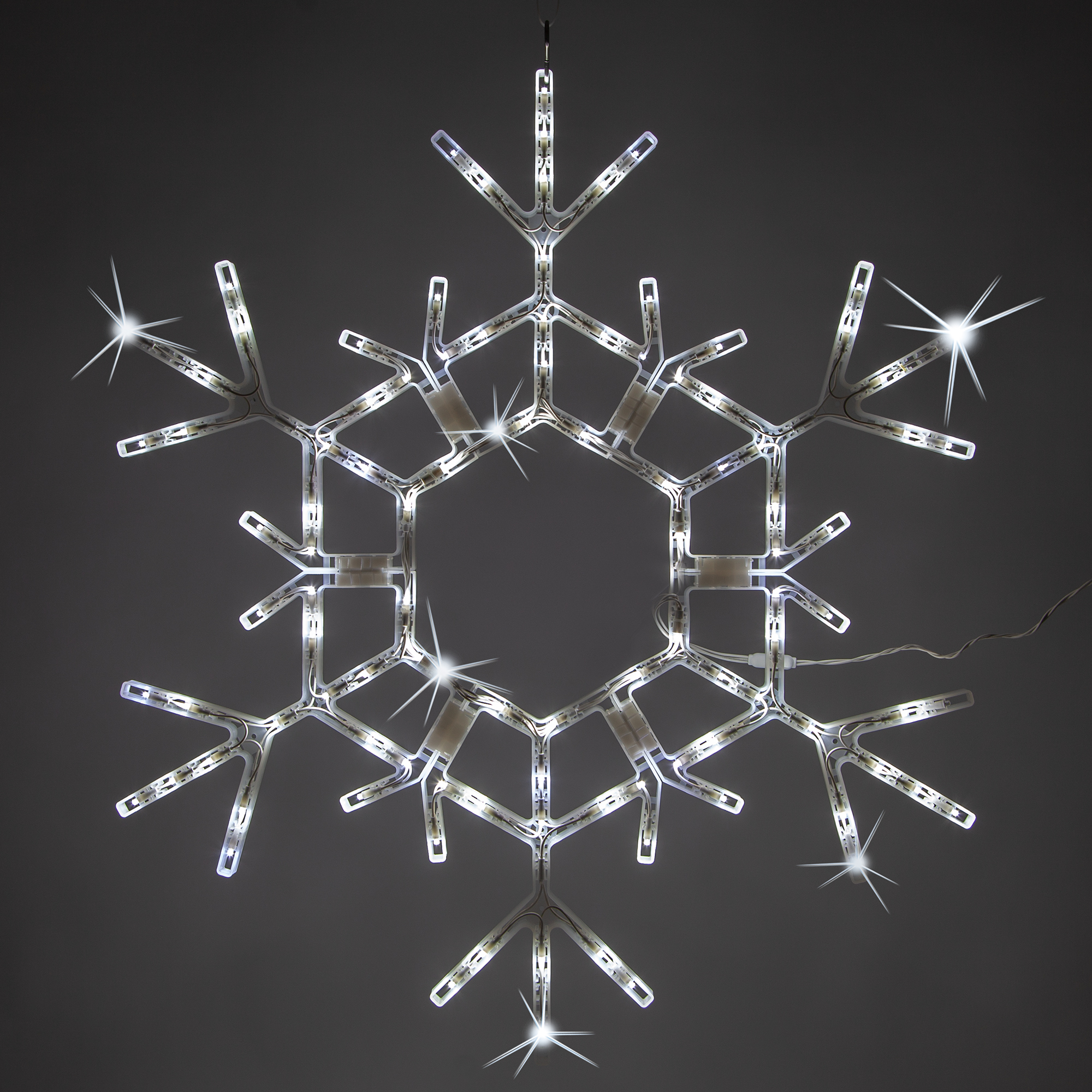 Kringle Traditions 32” Warm White LED Star Light, Fold-Flat Christmas ...