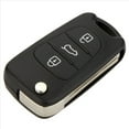 4X 3 Button Keyless Entry Remote Control Folding Flip Car Key Fob Shell ...
