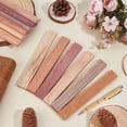12Pcs 6 Colors Wood Board Craft Supplies Rectangle Mixed Color 180 ...