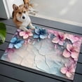 Area Rug 2x3ft Blossom Flower Retro Mottled Wall Area Rugs Washable Low ...