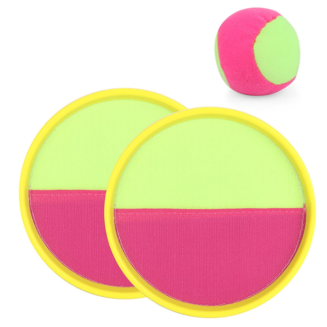 3PCS Toss and Catch Game Set Funny Portable Sport Game Set Paddle Catch ...