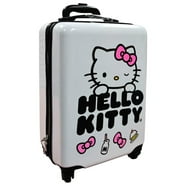 Hello Kitty ABS Rolling Luggage (White) #82337 - Walmart.com
