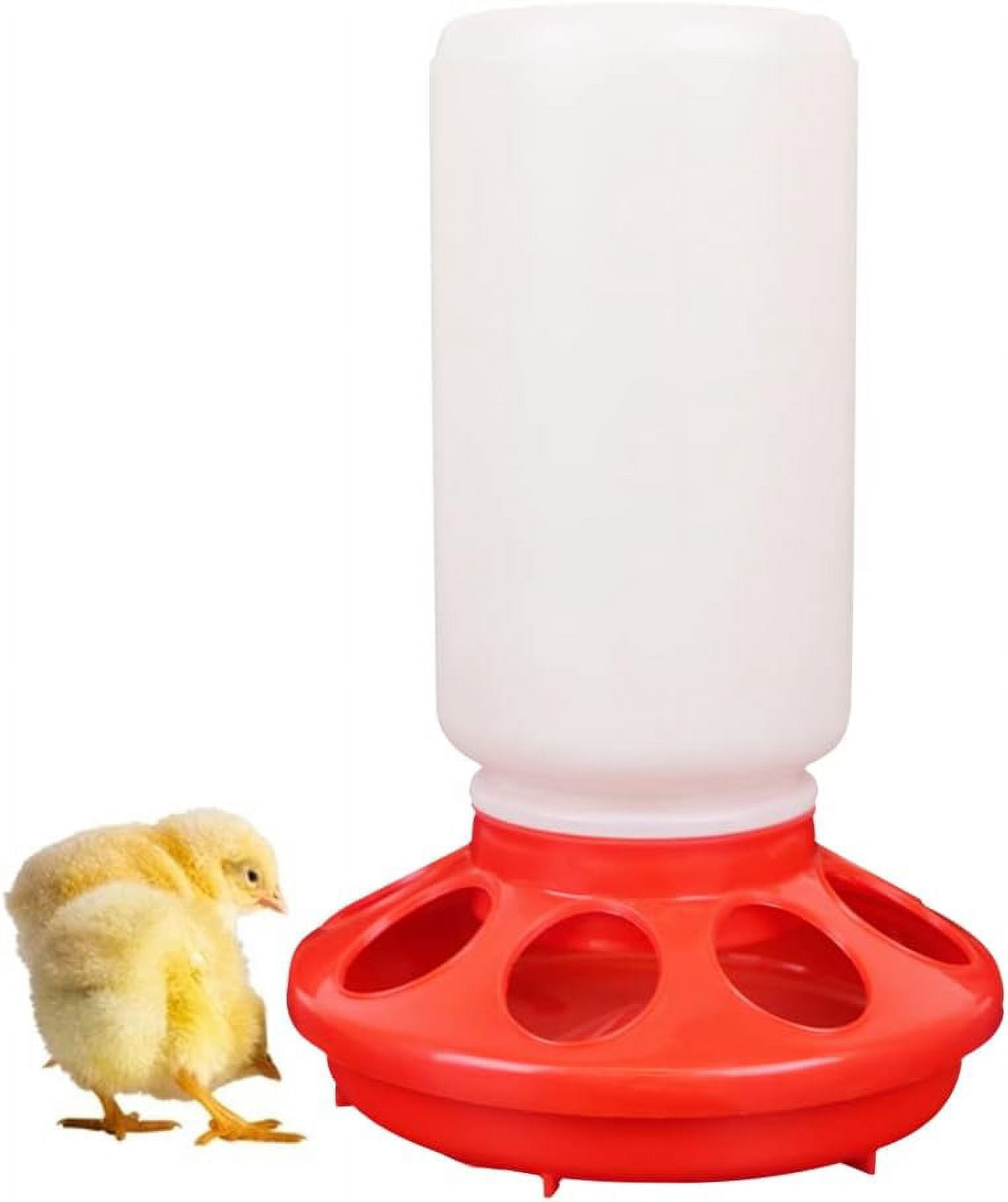Comedero para pollos en forma de barril para pájaros y aves de corral ...